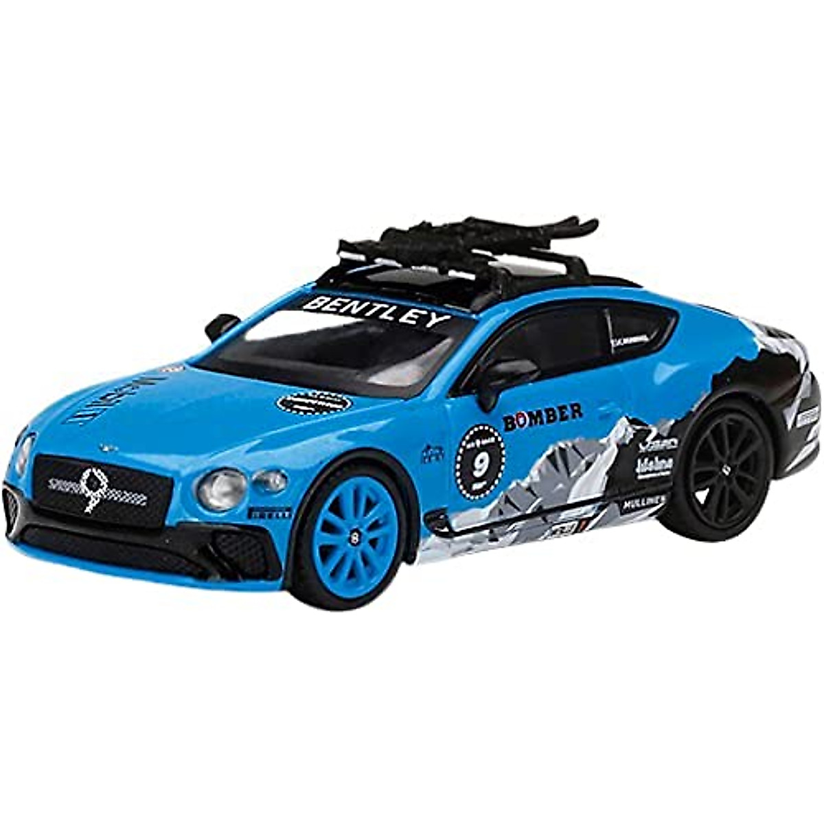 TRUE SCALE miniatures Bentley Continental GT #9 Catie Munnings GP Ice Race (2020) Limited Edition to 1800 Pieces 1/64 Diecast Model Car by True Scale Miniatures MGT00247