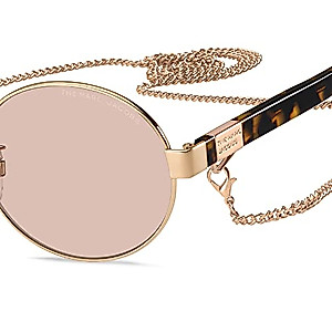 Marc Jacobs womens Marc 497/G/S Sunglasses, Gold/Pink, 56mm 17mm US
