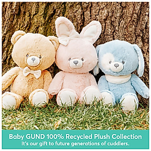 GUND Baby Sustainable Teddy Bear Plush, Stuffed Animal Made from Recycled Materials, Gift for Babies and Newborns, Brown, 13”