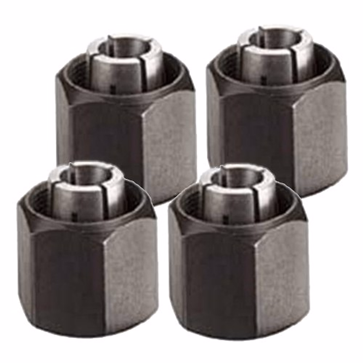 Bosch 1613/1617/1618/1619 Router (4 Pack) 8mm Collet Chuck # 3607000645-4PK