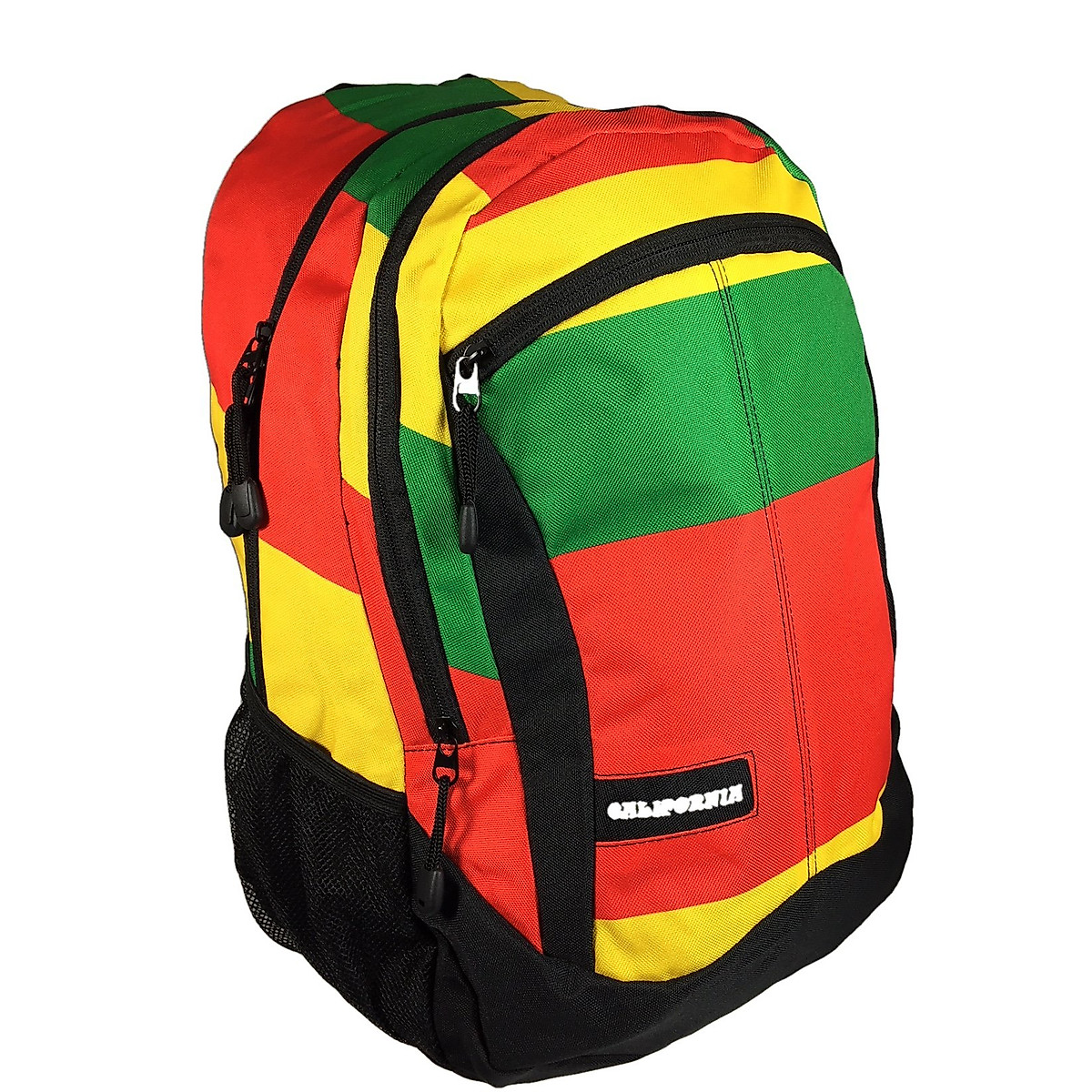 HBCali California Rasta Backpack with Padded Straps