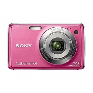 Sony Cybershot DSC-W220 12MP Digital Camera with 4x Optical Zoom with Super Steady Shot Image Stabilization (Light Pink) (OLD MODEL)