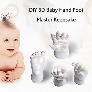 Keepsake Hands DIY Plaster Statue Casting Kit - Cast Baby Hand & Foot