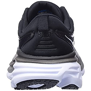 HOKA ONE ONE Women's Running Shoes, Black/White, 8 B (Medium)