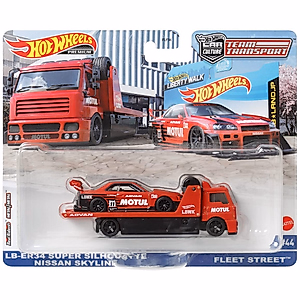Hot Wheels LB-ER34 Super Silouette Nissan Skyline Fleet Street, Team Transport Nissan Skyline #44