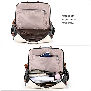 CLUCI Leather Backpack Purse for Women Crossbody Bags Purses for Women, Leather Messenger Tassel Bag