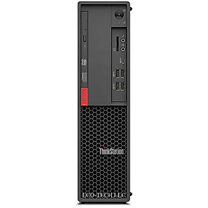 LENOVO ThinkStation P330 SFF Desktop Computer, Intel Six-Core i7-8700T, 16GB RAM, 1TB SATA SSD, Intel UHD Graphics 630, WiFi, Bluetooth, SD Card Reader, Windows 10 Pro (Renewed)