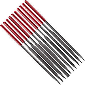 ANCIRS 10 Pack Needle File Set, Mini Needle Jewelry File Set, Hardened Alloy Strength Steel Files