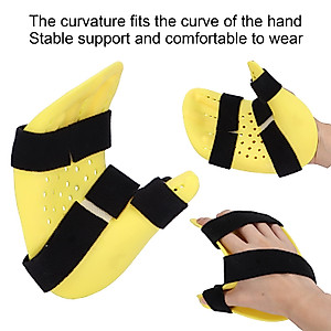 Finger Orthotics Splint Finger Training Board Rehabilitation Hand Brace Support for Stroke, Hemiplegia, Traumatic Brain Injury Men Women(Right Hand)