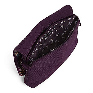 Vera Bradley Women's Microfiber Turnabout Crossbody Purse, Indiana Rose, One Size