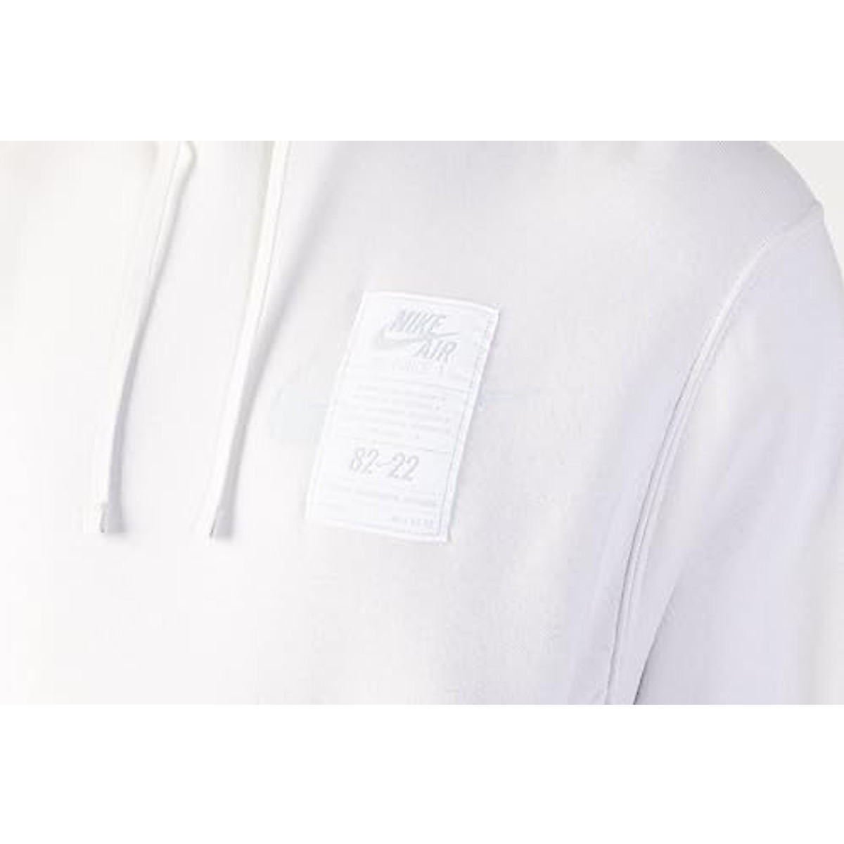 Nike Men's Sportswear Air Force 1 Pullover Hoodie (as1, alpha, l, regular, regular, White)