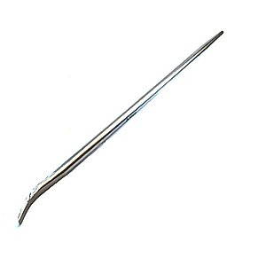 GROZ 30-Inch Aligning Pry Bar | 7/8-Inch Diameter | Round Section | Heavy Duty Chrome Alloy Steel | Zinc Plated | Great for Providing Extra Leverage (33172)