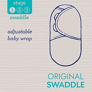 SwaddleMe Original Swaddle – Size Large, 3-6 Months, 3-Pack (Super Star), superstar boy