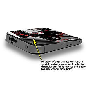 Abstract 02 Red - WraptorSkinz Decal Style Vinyl Skin Compatible With Nintendo 2DS (2DS NOT INCLUDED)