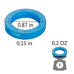 22PCS Key Caps Plastic Key Identifier Covers Tags Coding Rings in 11 Assorted Colors