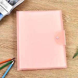 Diamond Painting Book Storage Folder, A4 Art Portfolio Painting Storage Presentation Book Protectors for Painting Drawing Test Paper (30 Pags, PK)