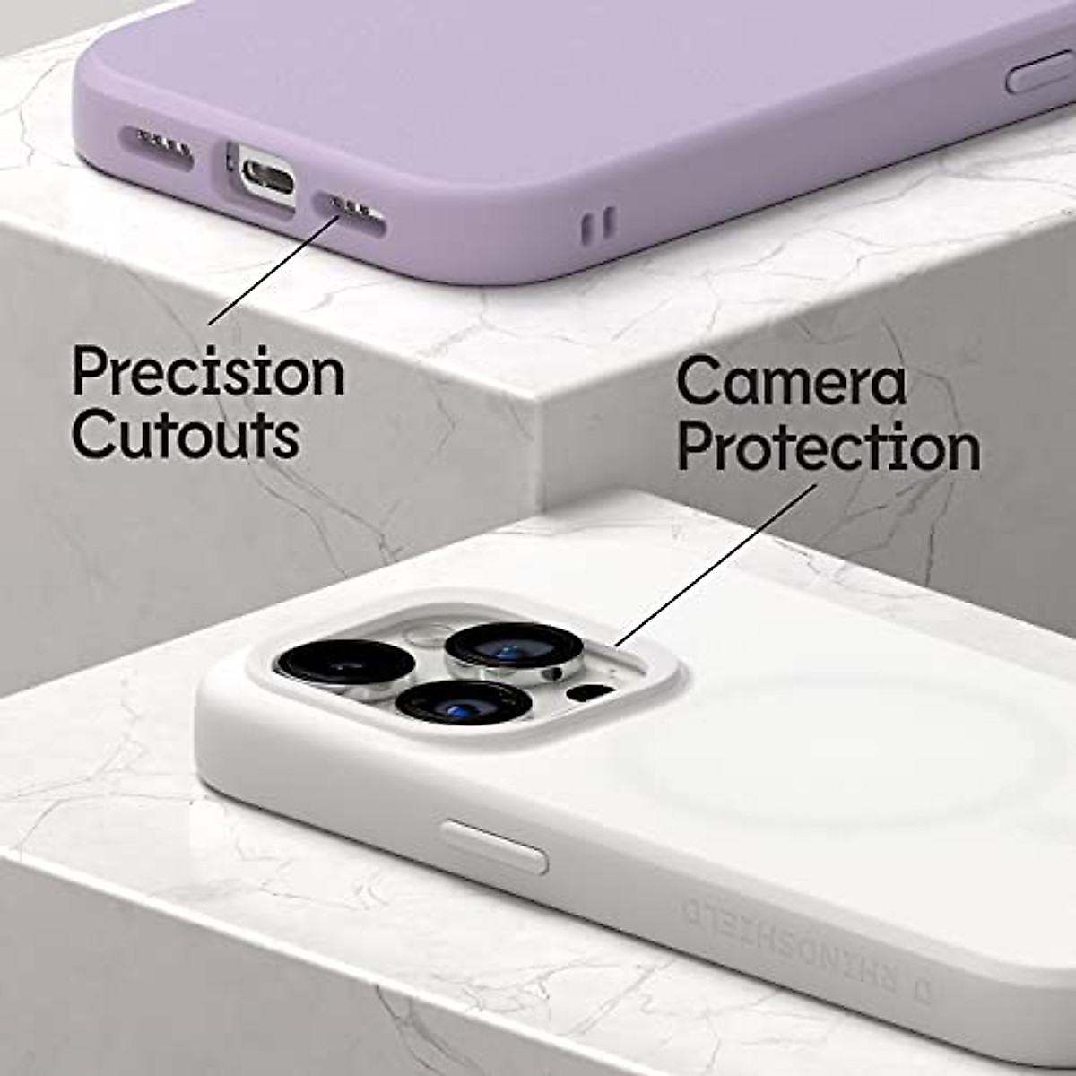 RhinoShield SolidSuit Case Compatible with Magsafe for [iPhone 13 Mini] | Shock Absorbent Slim Design Protective Cover with Premium Matte Finish 3.5M / 11ft Drop Protection - Classic White