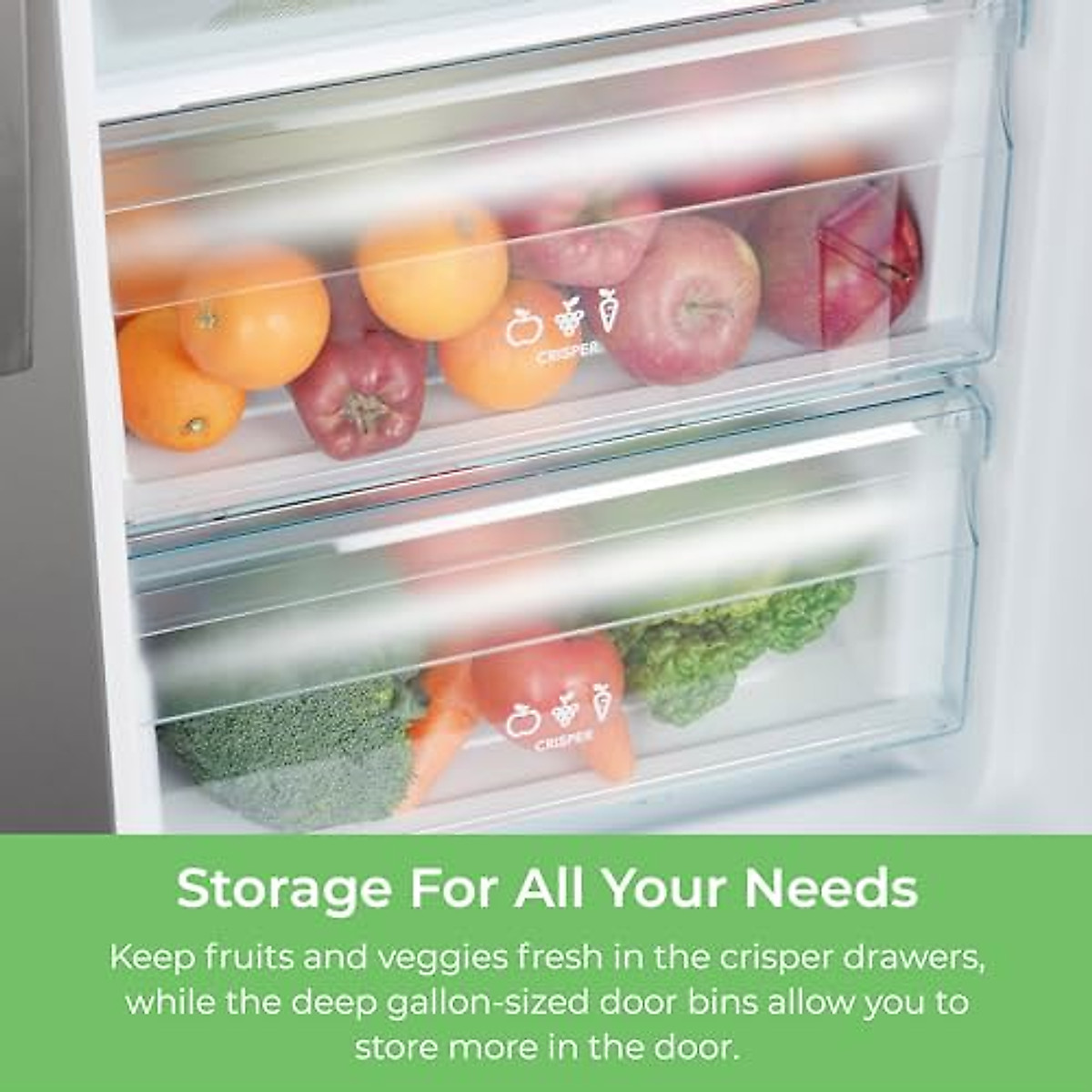 Kenmore 46-51805 Counter-Depth Side Refrigerator/Freezer with Stainless Steel, Water Dispenser, Ice Maker, Quiet and Energy Efficient Inverter Compressor, 36 Inch