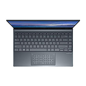 Newest Asus Zenbook 14" IPS FHD NanoEdge Bezel Display Ultra-Slim Laptop, 4th Gen AMD Ryzen 7 4700U 8-Core, 16GB RAM, 1TB PCIe SSD, Backlit Keyboard, NumberPad, Windows 10 Pro, Pine Gray