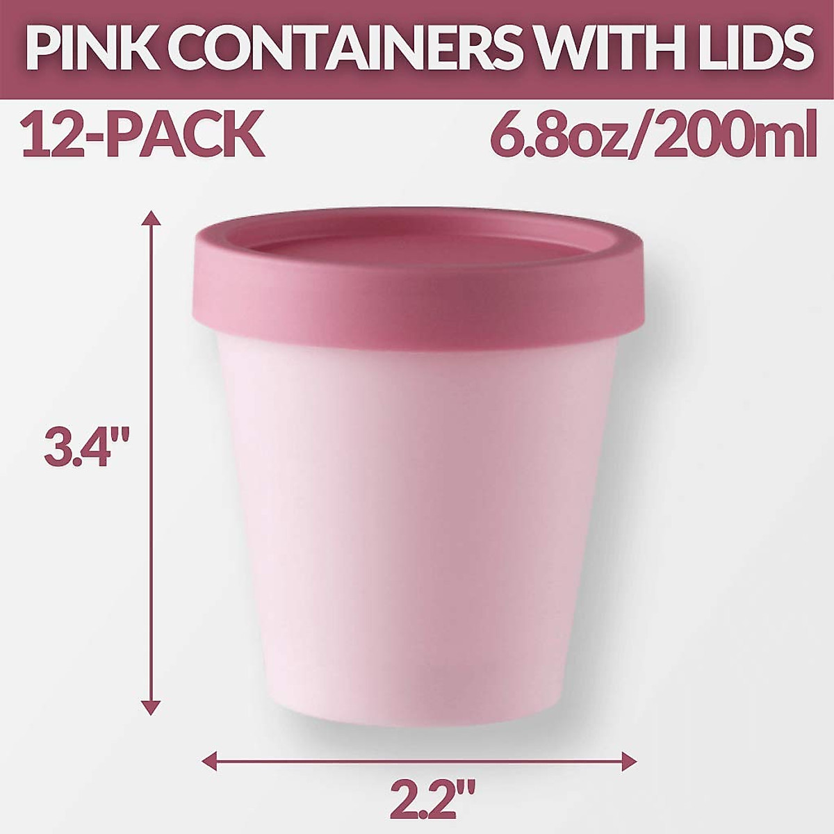 Hair Mask Containers - Set of 12