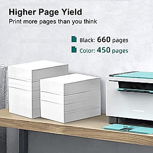 Inkpro Compatible Ink Cartridge Replacement for HP 64 XL 64XL Envy Photo 7800 7858 7155 7855 6220 6255 6252 7158 7164 6222 7120 7130 6230 6232 6234 -Black