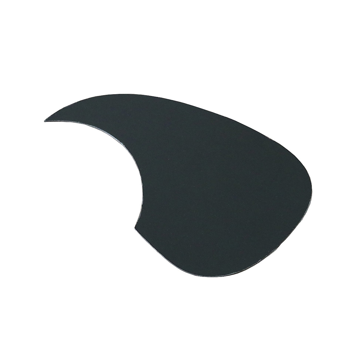 Metallor Acoustic Guitar Pickguard Anti-Scratch Guard Plate Perfect Replacement, Self Adhesive Tear or Water Drop Shape Pick Guards Various Color, Cool Guitar Accessories Gifts (Black)