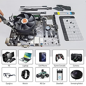 135 in 1 Precision Screwdriver Set, Computer Screwdriver Kit, Laptop Repair Tool Kit, Electronics Repair Tool Kit for PC MacBook Cell Phone iPhone Nintendo Switch PS4 Xbox Controller(Grey)