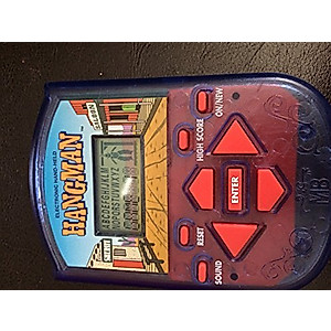 Hangman Electonic Handheld Game (1995) by Milton Bradley