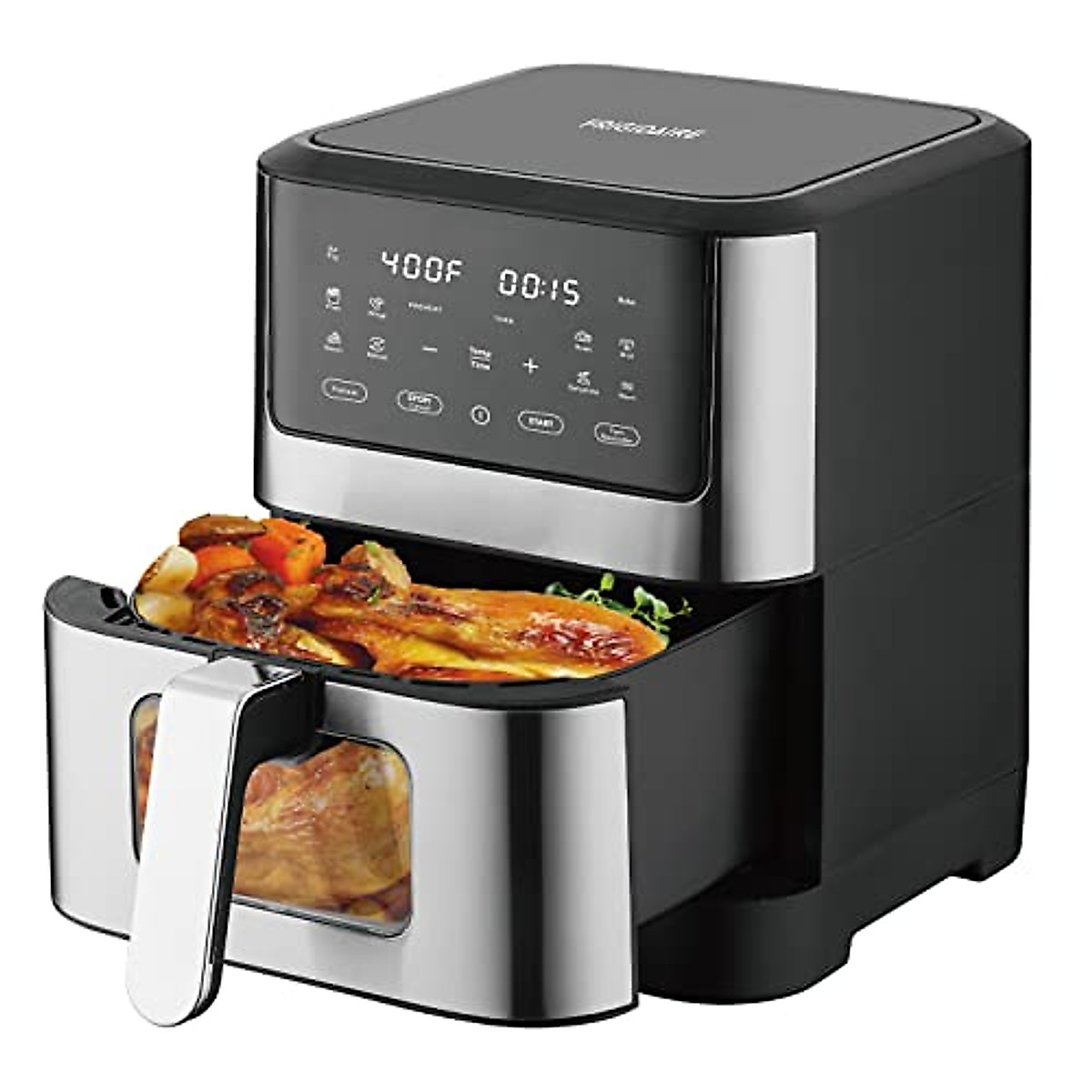 Frigidaire 8.5 Qt./ 8L Digital Air Fryer - Stainless Steel with Window (EAF805SS) (Renewed)