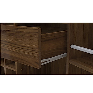 Boahaus Expandable Bar Cabinet with Wine Storage