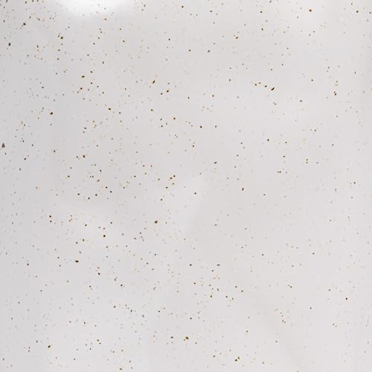 Creative Co-Op Stoneware Dish Brush, White Speckled Finish Sponge Holder