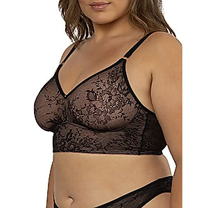 Smart & Sexy womens Sa1451 Bra, Black Hue (Smooth Lace), Large US