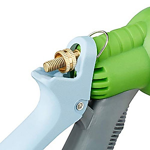 Relaxdays 10025637 Garden Pro, 8 Modes, Lockable Trigger Flow, 1/2” Connector, Hand Water Spray Gun, Multi-Coloured, Multicoloured