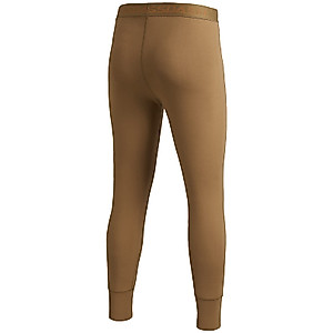 BASSDASH Men's Lightweight Thermal Base Layer Pants Warm Legging Bottom Quick Dry FS19M Dark Brown