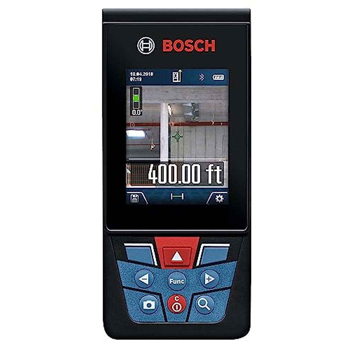 BOSCH GLM400CL Blaze Outdoor 400ft Bluetooth Connected Laser Measure with Camera & Lithium-Ion Battery