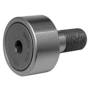 Smith Bearing CR-2-XB Cam Follower Needle Roller Bearing, Regular Stud with Hex-Drive Socket, Sealed, 2.000"