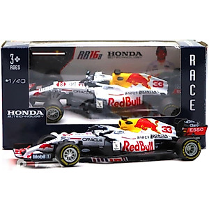 HTLNUZD Bburag 1:43 2021 Racing RB16B #33 Formula F1Max Verstappen 2nd Turkish1/43 Diecast Alloy Collectible Toy Car Model