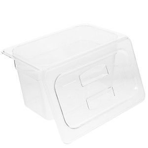 Kichvoe 1 Set plastic freezer organizer vegetable tray with lid food storage containers food prep storage containers freezer containers plastic storage containers bread with cover bacon