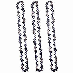Abroman 3 Pack S62 18 inch Chainsaw Chain 3/8" Pitch .050" Gauge 62 DL for Craftsman Homelite Echo CS370 CS370F CS400 Poulan Pro 2050 2055 P3818 P3314 Remington RM4214 RM4216 RM4218 Saw