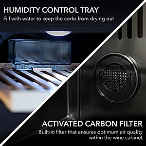 Whynter BWR-33SD 33 Bottle Built-In Wine Refrigerator,Multi