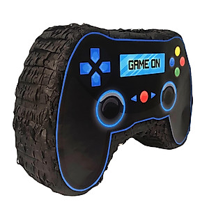 Video Game Controller Pinata 16”x11”x 4” Perfect for Birthday Gamer Parties, Party Decor, Gaming theme parties and other Decorations