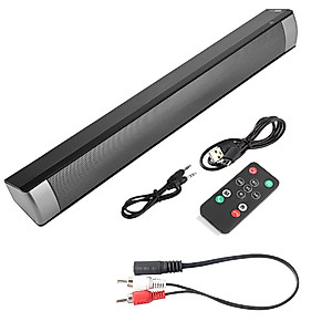 JTLB Tv SpeFor Bluetooth Speaker Wireless Stereo Subwoofer Memory Card Aakers Wired Soundbar Speaker 43×8×6 for Speaker Wireless Stereo Subwoofer Memory Card Aux Player for Home