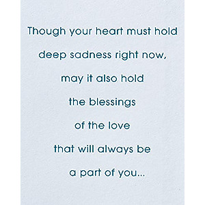 American Greetings Religious Sympathy Card (Faith, Hope, and Love)