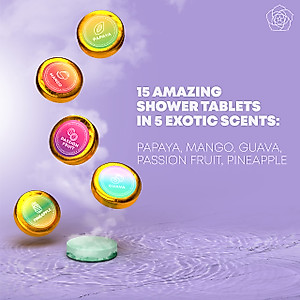 Shower Steamers Aromatherapy Coolest Gifts for Women, 15Pack Beauty & Personal Care Bathroom Essentials - Valentines Day Gifts for Him & Her, Bath Accessories & Shower Aromatherapy Bombs for Women