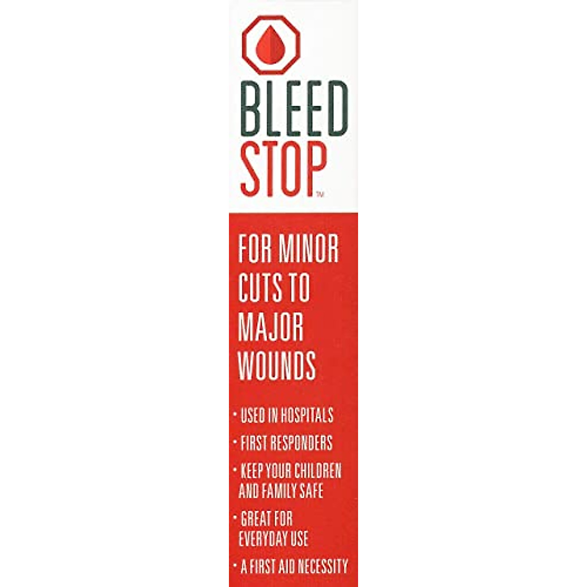 Bleedstop Stop Bleeding in Seconds Emergency First Aid for Home Kids and Family (2) 20g Powder Packets (1)