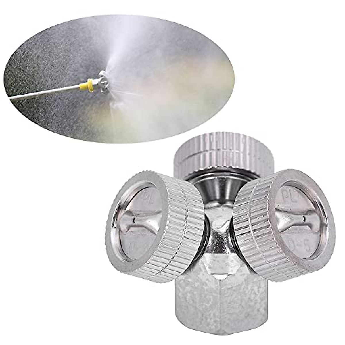 Mothinessto Spray Head 3x4x4cm Irrigation Fitting Garden Nozzle Spray Nozzle for Agricultural Irrigation