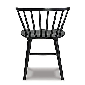 Signature Design by Ashley Otaska Dining Room Side Chair Set of 2, Black