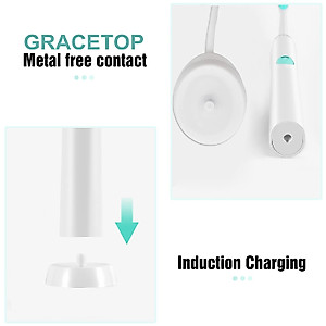 Electric Toothbrush Charger Base for Philips Sonicare Toothbrush Charger Replacement HX6100, HX3000 / HX6000 / HX8000 / HX9000 Series Portable IP67 Waterproof 3.6ft Cable