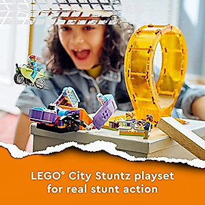 LEGO City Stuntz Smashing Chimpanzee Stunt Loop 60338 Building Toy Set for Boys, Girls, and Kids Ages 7+ (226 Pieces)