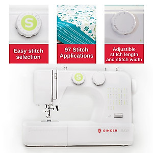 SINGER | SM024 Sewing Machine With Included Accessory Kit, 24 Stitches, Simple & Great For Beginners